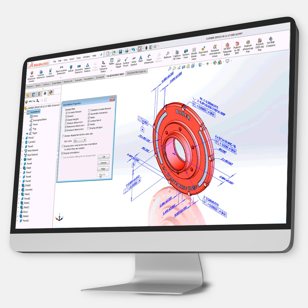 SOLIDWORKS MBD – UVW