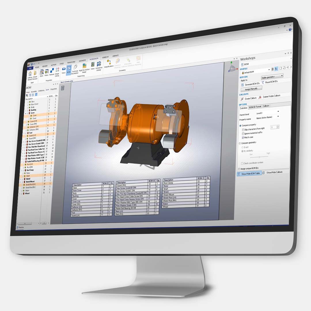 SOLIDWORKS Composer – UVW